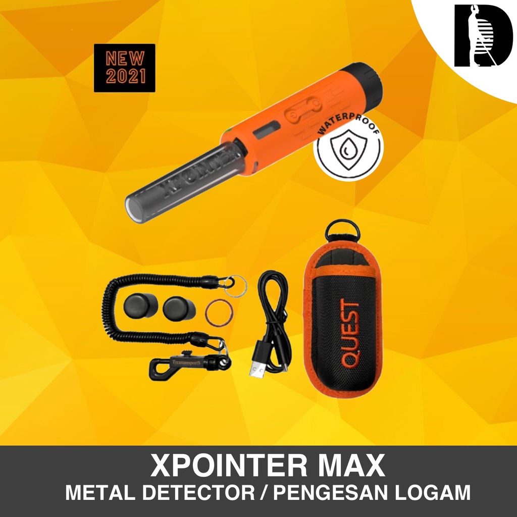 Quest Xpointer Max Waterproof Metal Detector Pinpointer | Shopee Malaysia