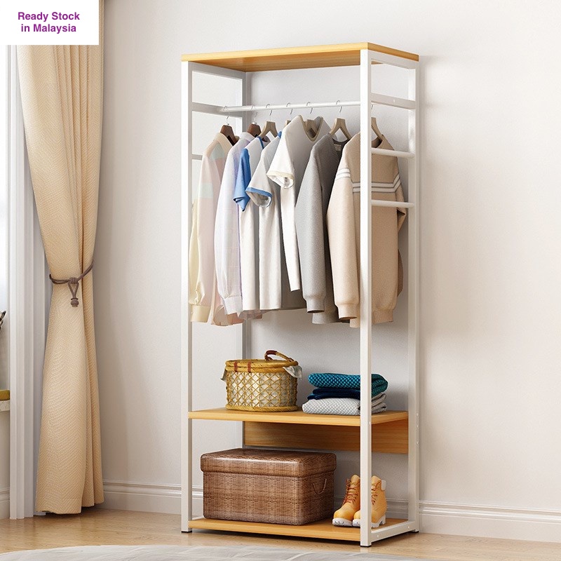 ARTY Nordic Cloth Wardrobe Cabinet Cloth Storage Cabinet Hanging Rack ...
