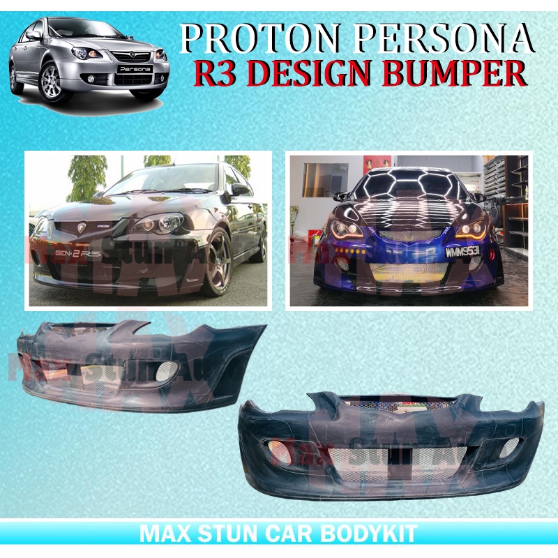 PROTON PERSONA / GEN 2 R3 FRONT BUMPER DEPAN R-3 STYLE GEN2 PERSONA ...