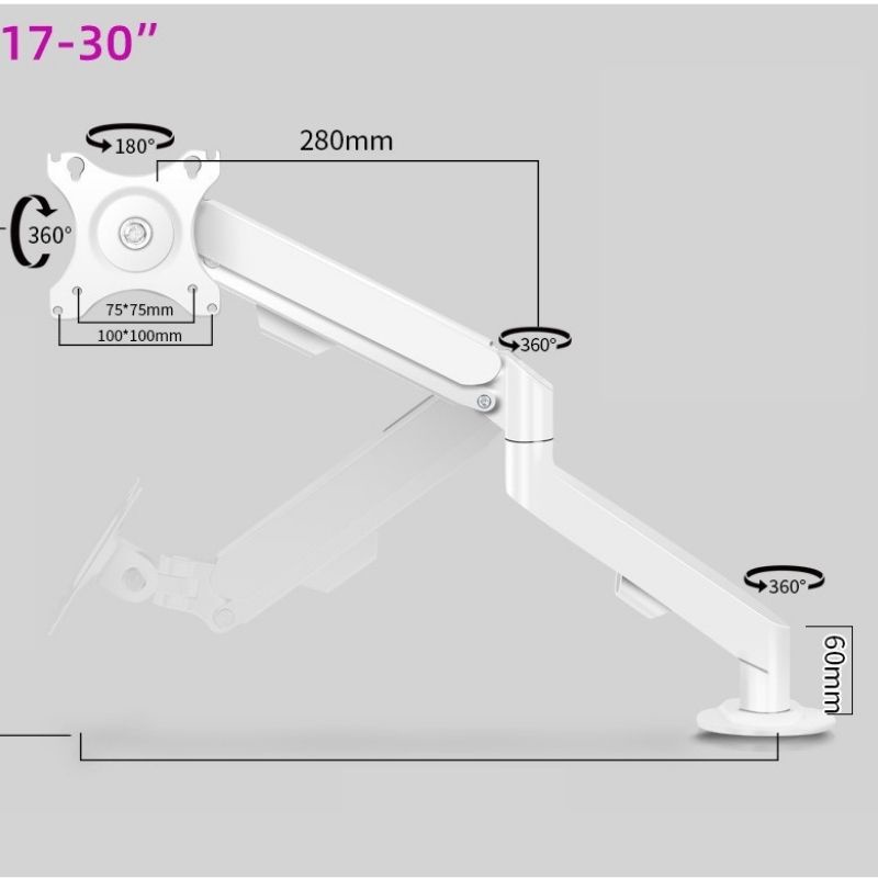 [Ready Stock] 5-axis Monitor Stand Mount Arm 360 Degree Rotation | Cold ...