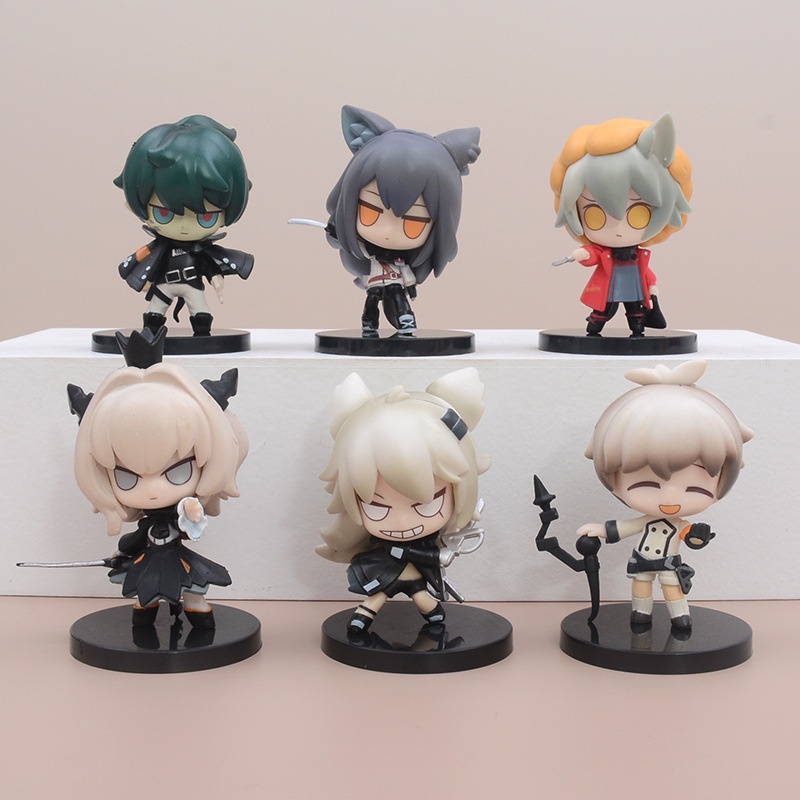 6pcs Set Anime Arknights Figure Model Doll Toy | Shopee Malaysia