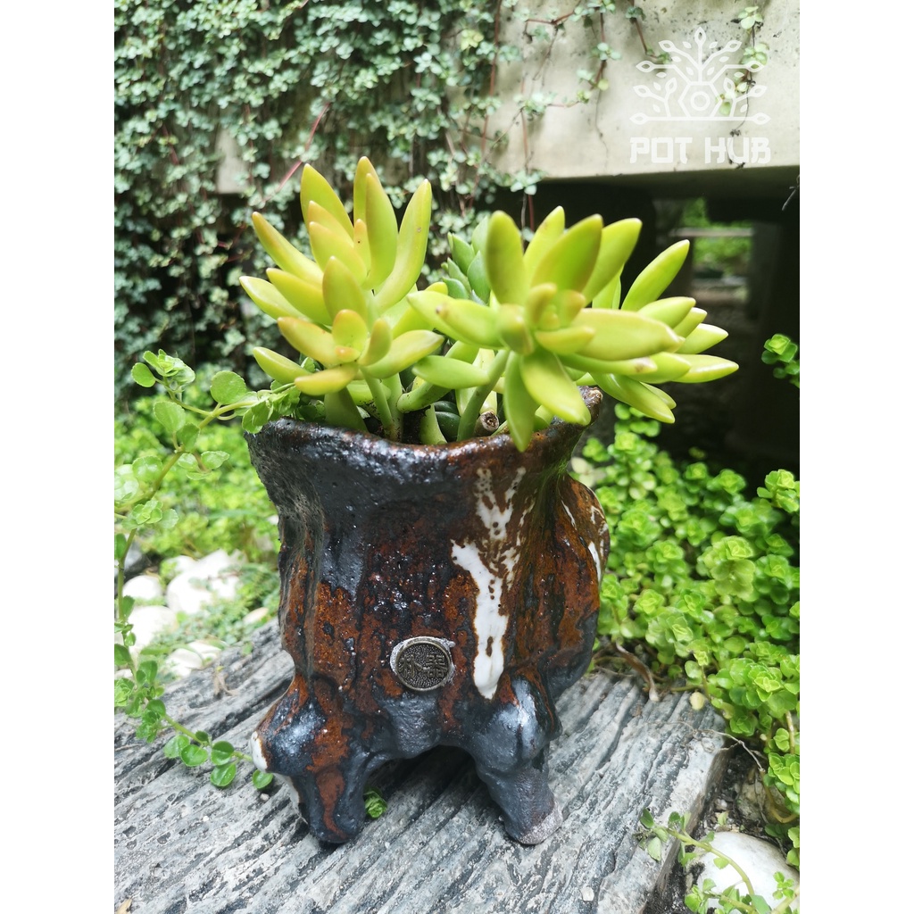 POTHUB Ready Stock Luxury High Quality Rough Unrefined Texture Planter ...