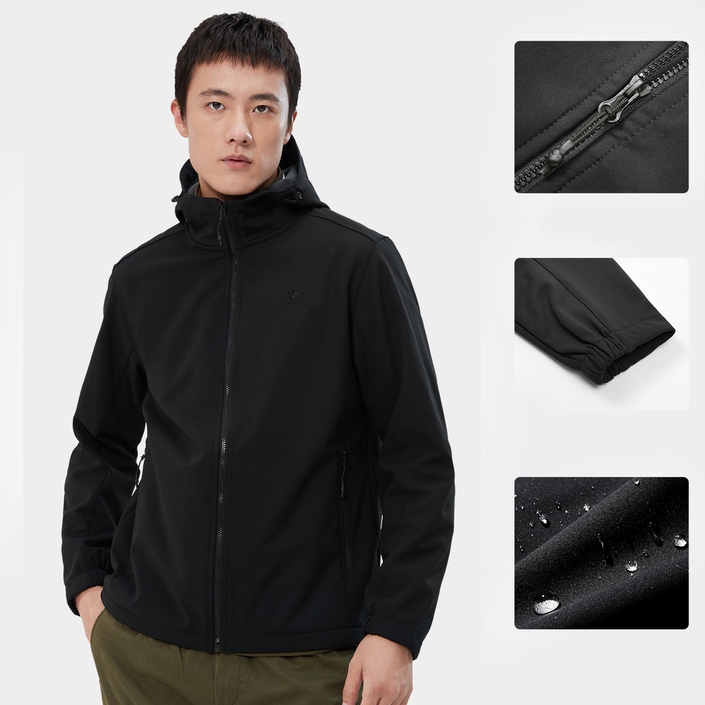 CAMEL outdoor assault soft shell men's and women's fleece waterproof ...