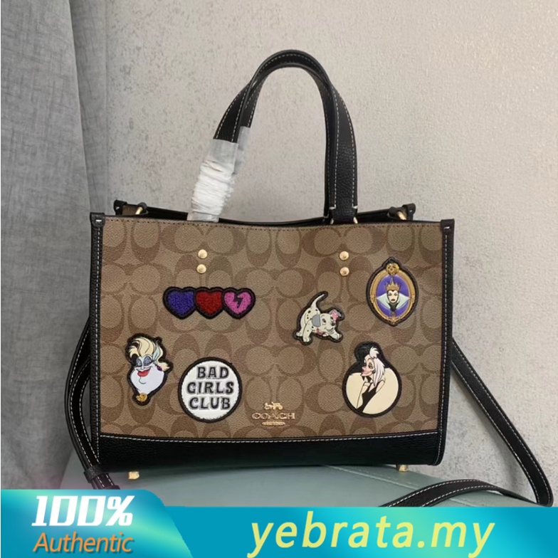new CC873 Women Disney X new Dempsey Carryall In Signature Canvas With Patches 873 | Shopee Malaysia