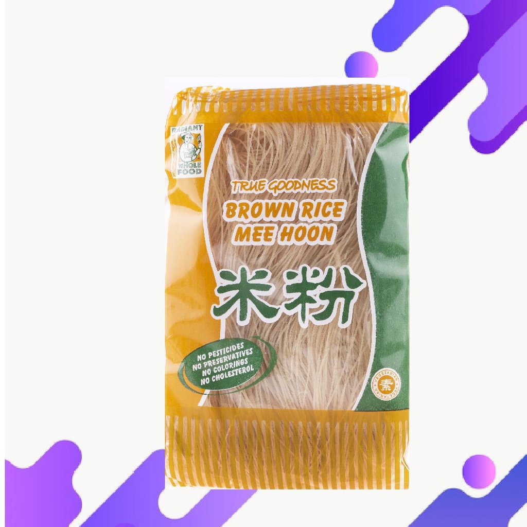 Radiant - Organic Brown Rice Mee Hoon 400g (Gluten FREE) 有机糙米米粉 400g ...