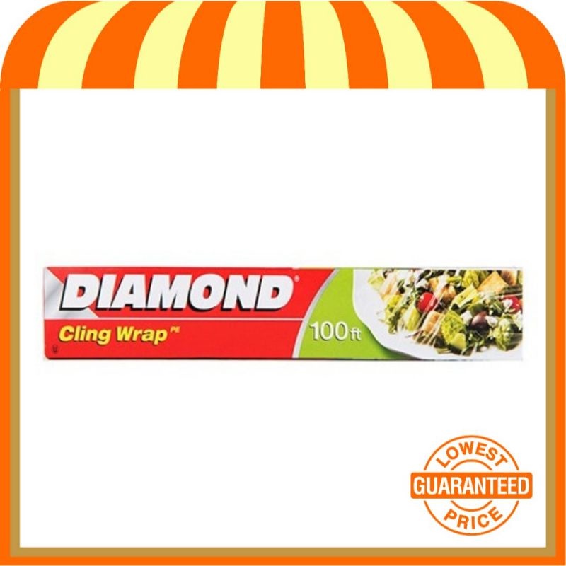 DIAMOND Cling Wrap 30m/ 100ft READY STOCK | Shopee Malaysia