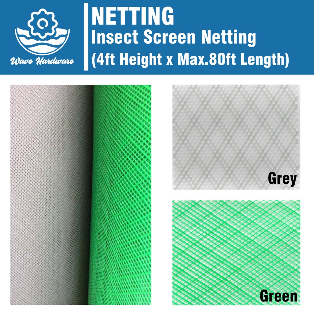 Insect Screen Netting / Jaring Nyamuk Plastik / Mosquito Net / PVC Net ...