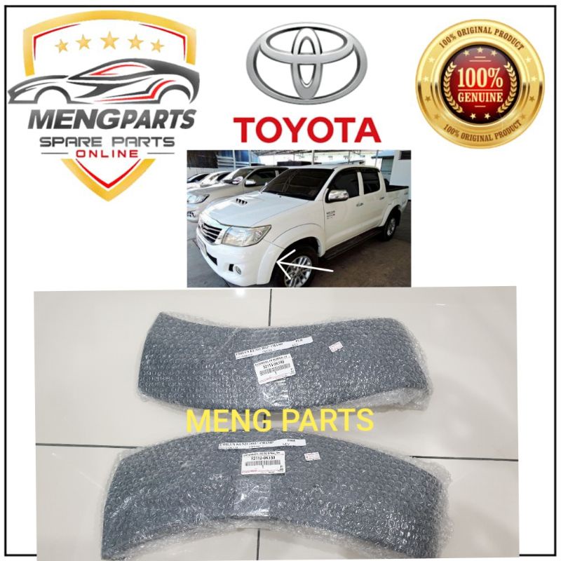 ORIGINAL HILUX VIGO CHAMP KUN25 KUN26 2012Y-2016Y FRONT BUMPER OVER ...