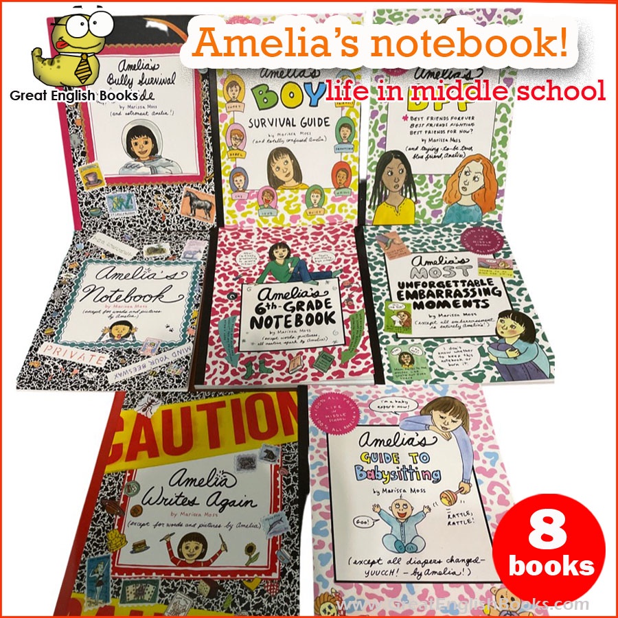 Amelia's English Notebook: Life in middle school-SIMON & SCHUSTER 8 ...