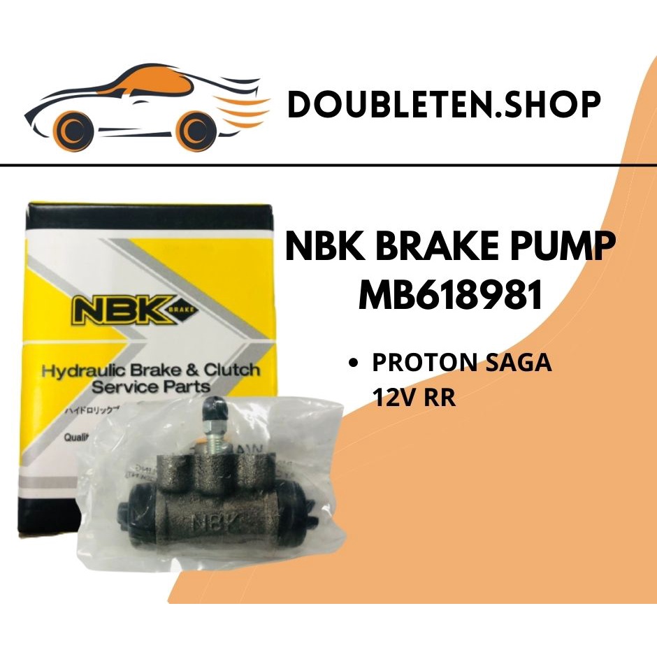 Nbk Brake Wheel Pump MB618981 For Proton Saga 12V Iswara Satria 1.3 1.5 ...