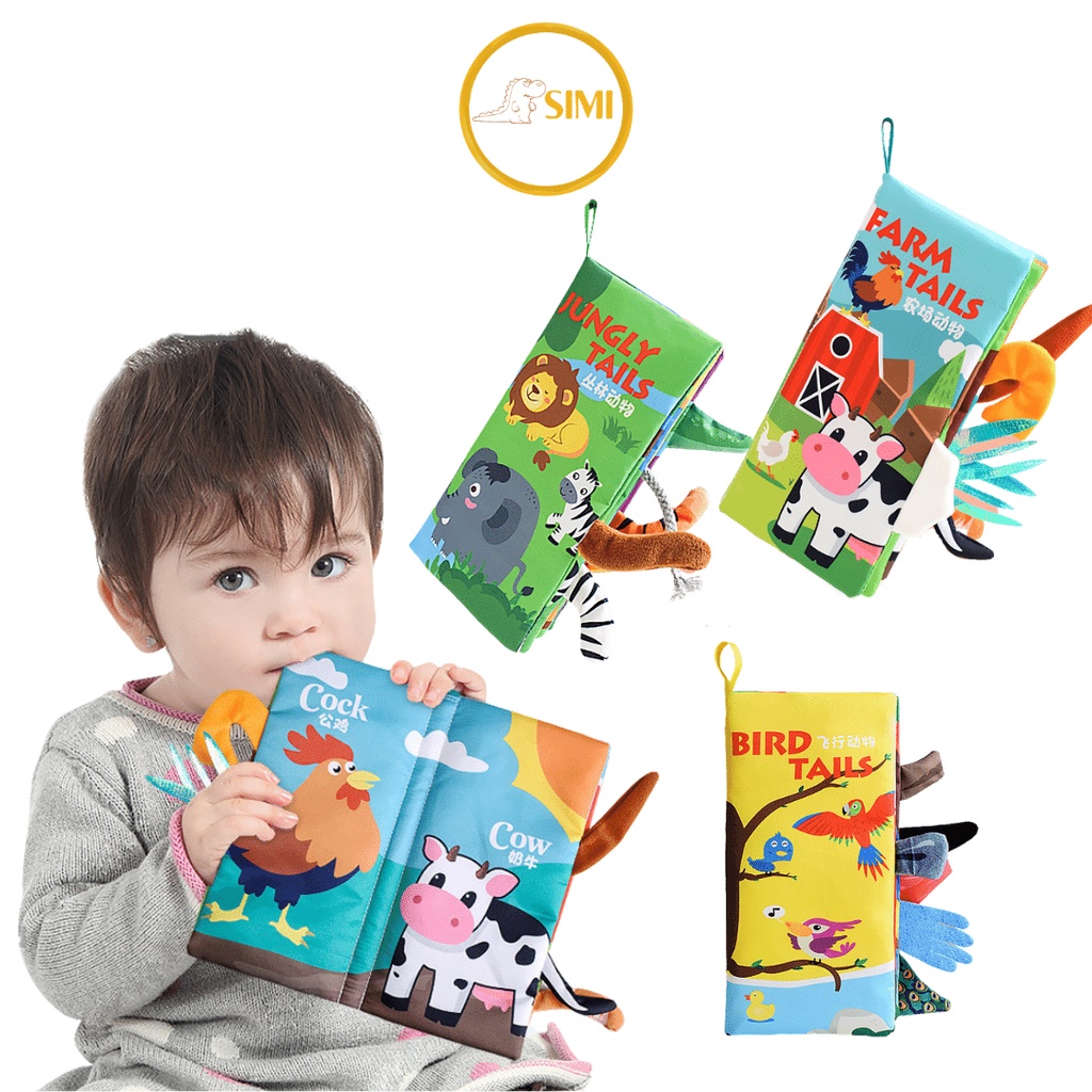 Baby Soft Cloth Book Fabric Early Learning Education Kids Intelligence ...