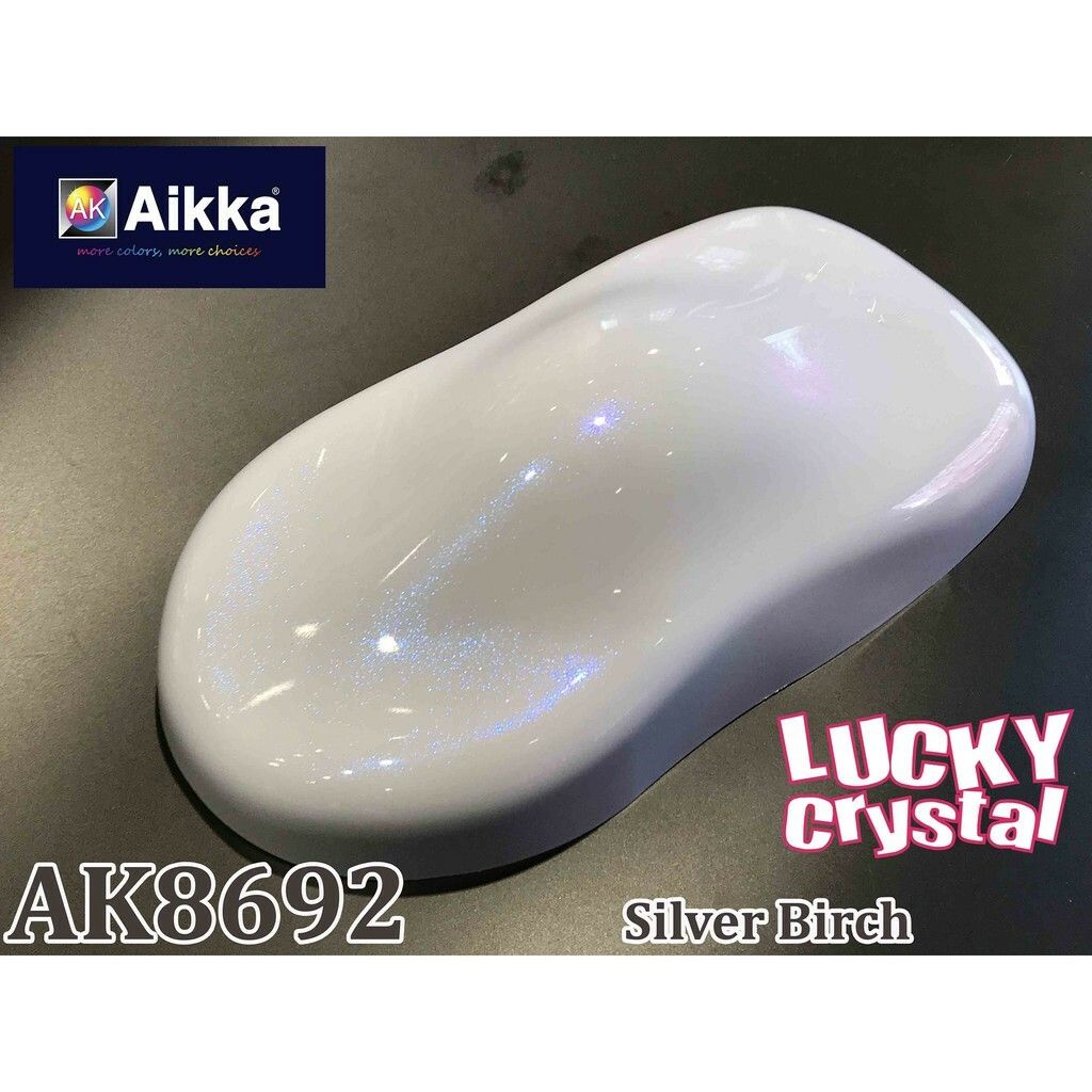AIKKA AK8692 SILVER BIRCH *** LUCKY CRYSTAL SPECIAL EFFECT 2K PAINT ...