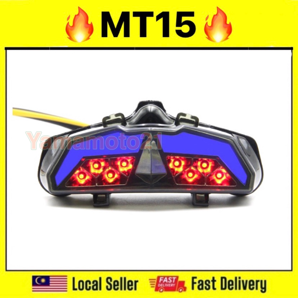 MT15 MT-15 LAMPU BELAKANG LED MOTORSIKAL MT-15 TAIL LAMP L.E.D ...