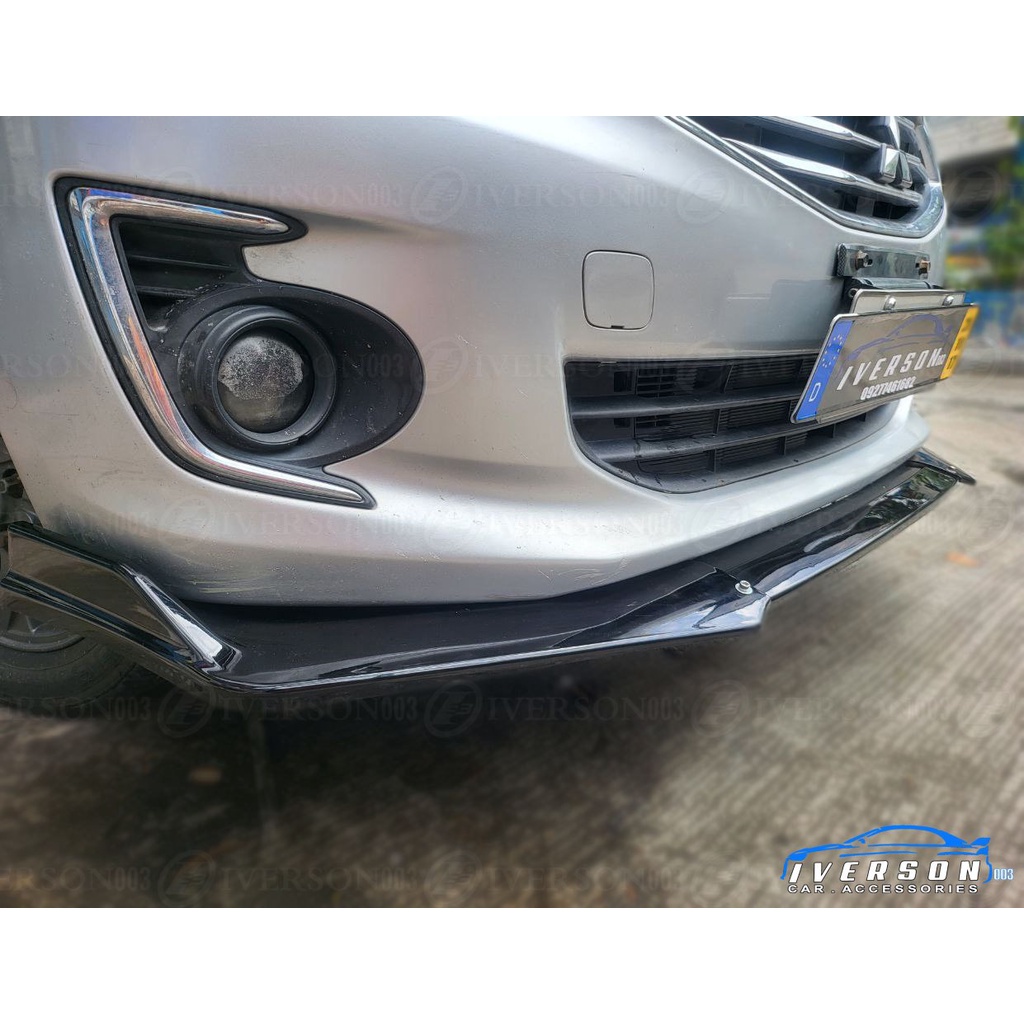 Universal Front Chin Diffuser Black installed in Mirage G4 | Shopee ...