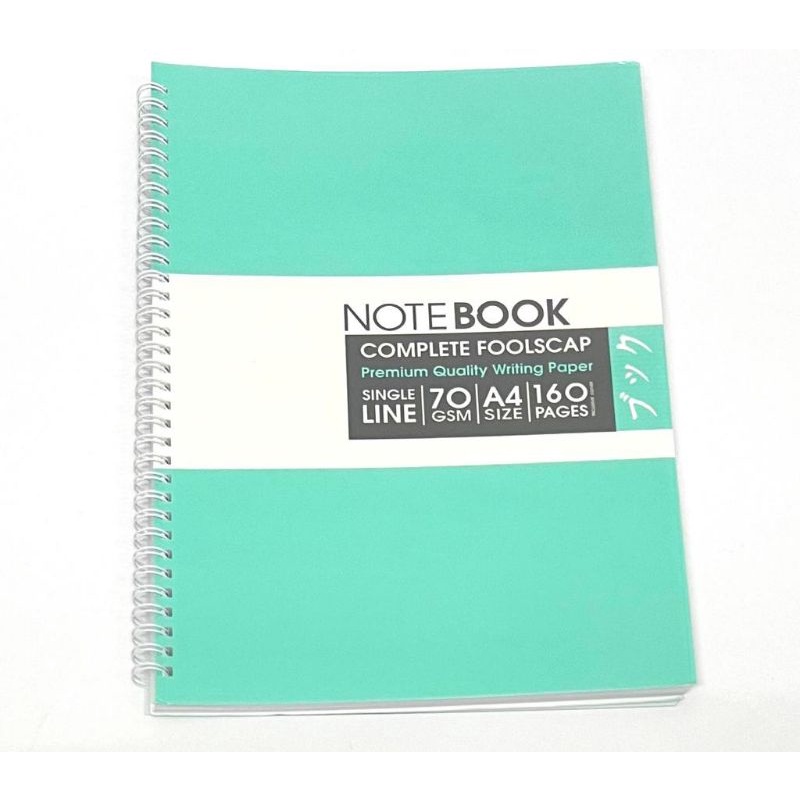 MasterPrints A4 Single Line Wire-O Note Book 70gsm | Shopee Malaysia