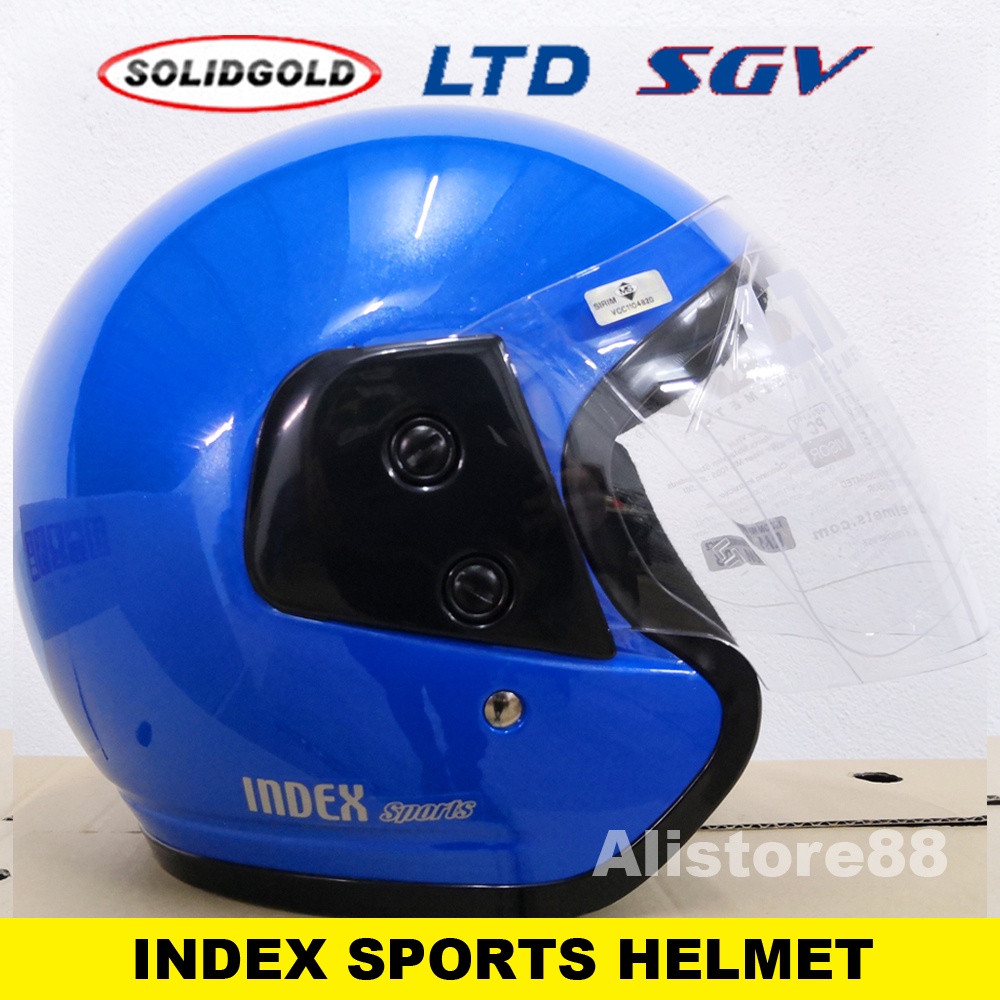 INDEX SPORTS HELMET-BLUE COLOR | Shopee Malaysia