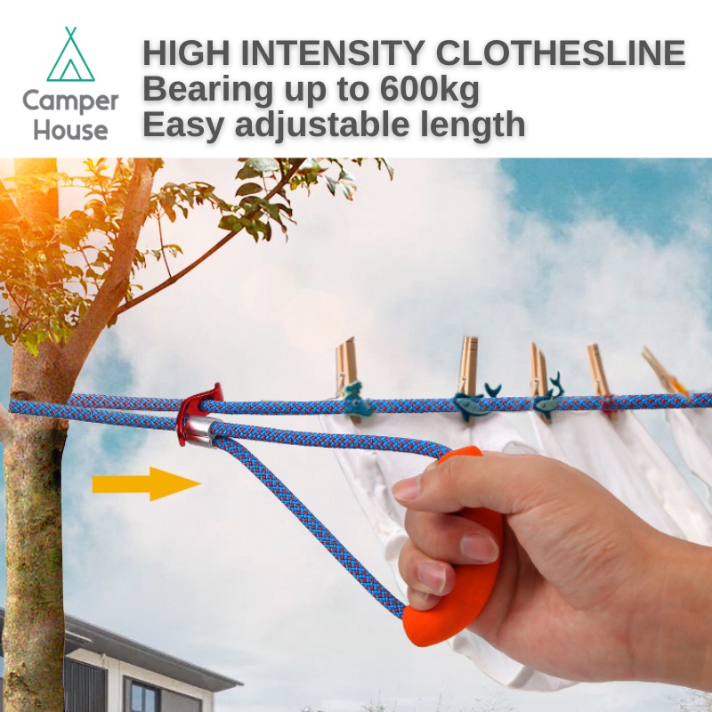 [Ready Stock] Camping Outdoor Clothesline Laundry Drying Rope High ...