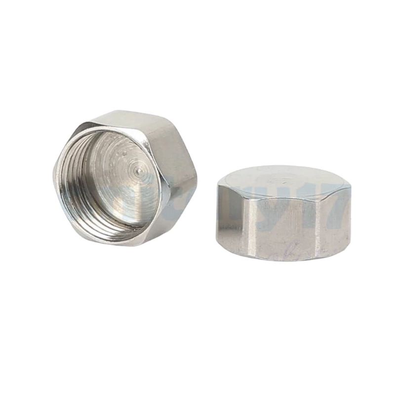 Original 1 inch stainless steel hub cap / 1 inch stainless thread cap ...