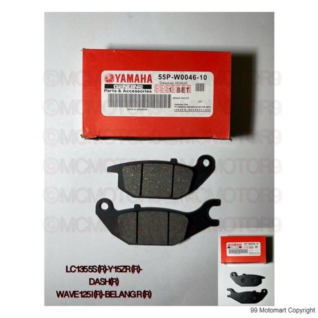 YAMAHA LC5S Y15ZR FZ150 REAR BRAKE PAD DISC SHOGUN RR STEP125 CBR ...