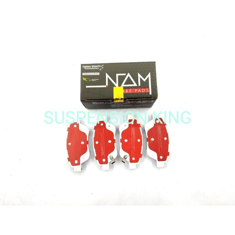 PROTON GEN2, PERSONA, SATRIA NEOBRAKE PAD FRONTFULL CARBON METELIC + FULL SURFACE COATING NAM ...