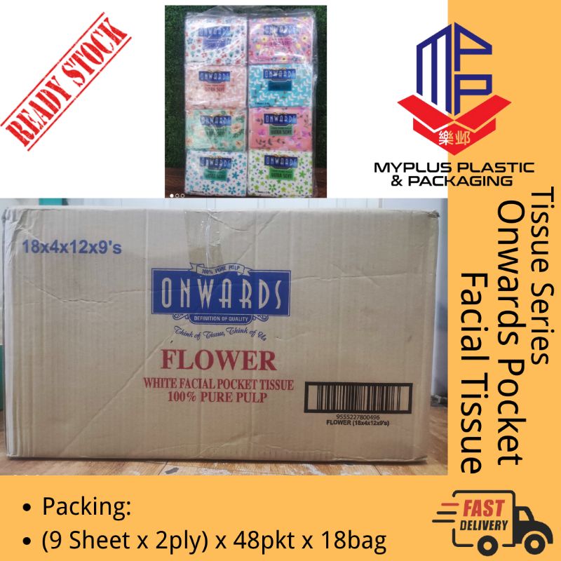 Pocket Tissue / Onwards Pocket Facial Tissue Tom & Jerry 2 Ply (9 ...