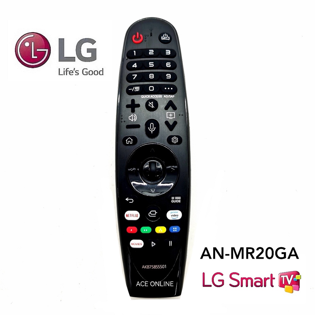 Replacement LG Smart TV Magic Remote Control AN-MR20GA For Selected 2020 Without voice And ...