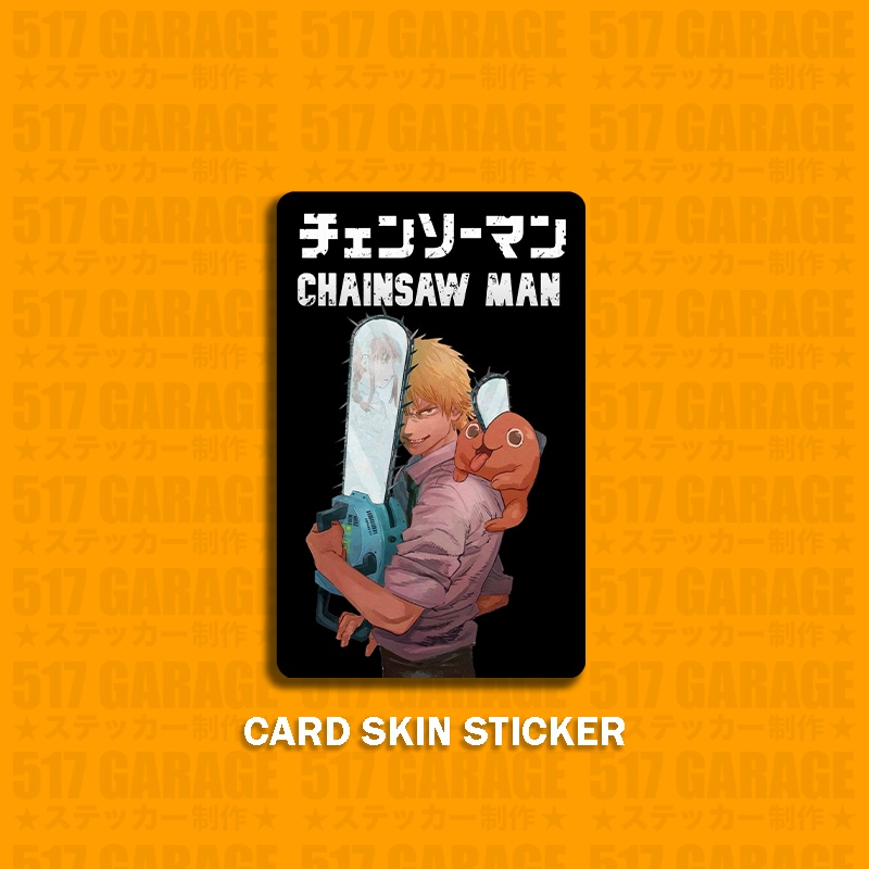 MAKIMA CHAINSAW MAN - ATM CARD STICKER - BANK CARD STICKER - STICKER ...