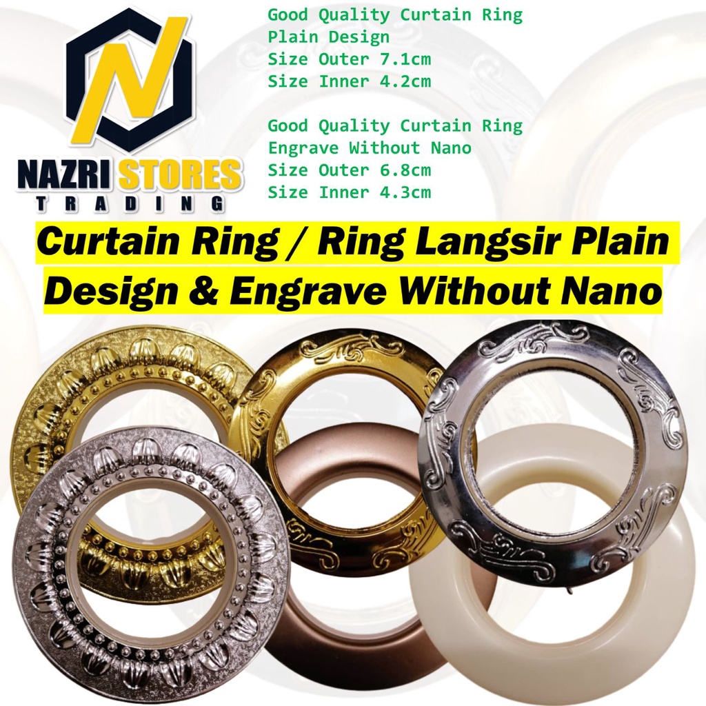 Ring Langsir - Curtain Ring - Langsir Ring Murah - Curtain Eyelet ...