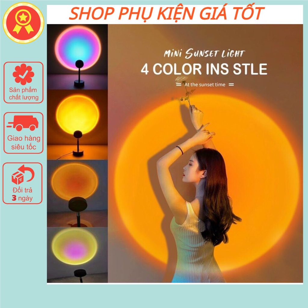 [4-color Sunset light] Has decal to change the color of sunset, sun ...