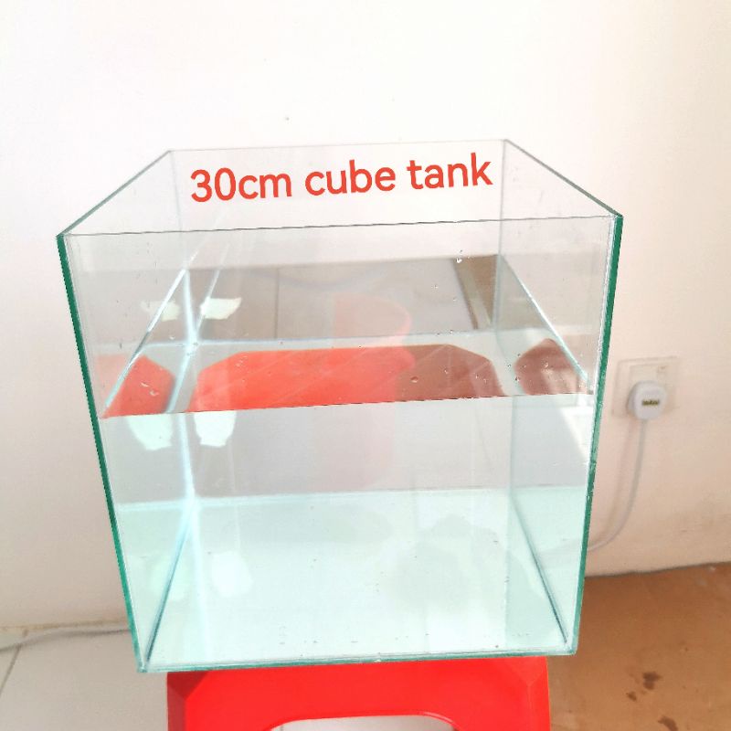 Aquarium 30cm cube tank | Shopee Malaysia