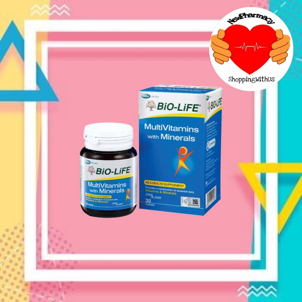 Bio-Life Multivitamin with Minerals 30's (Exp-09/2026) | Shopee Malaysia