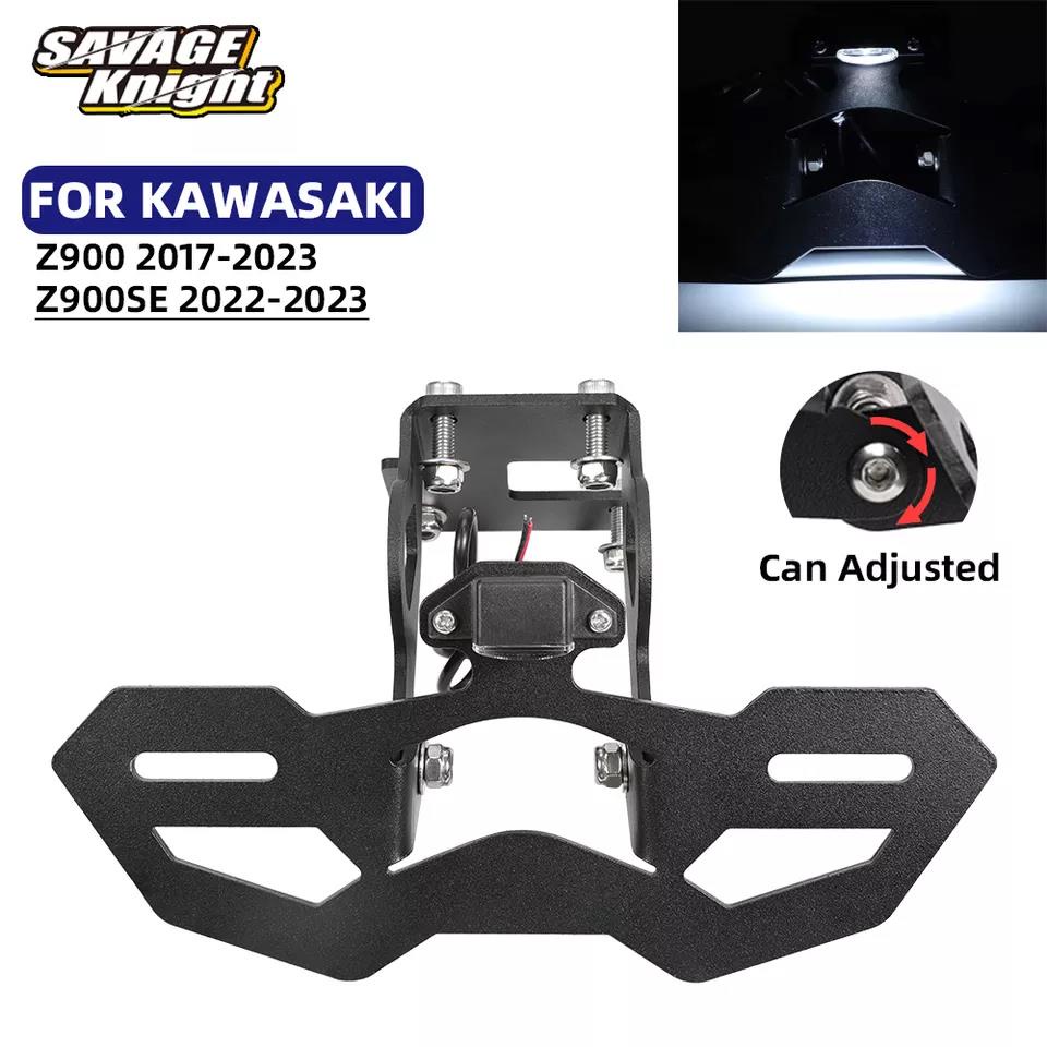 Z900 Adjustable License Plate Holder LED Light For KAWASAKI Z900SE ...
