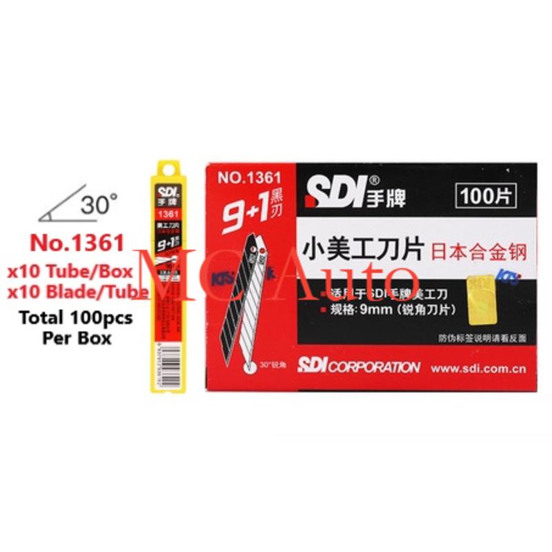 【Original】SDI 1403C Sdi Cutter Blade Sdi 1403 Mata Pisau Cutter Refill SDI Small Cutter Knife ...