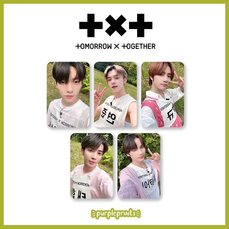 TXT - HYBE X GAME CATERER PHOTO BEHIND UNOFFICIAL PHOTOCARDS FANMADE ...