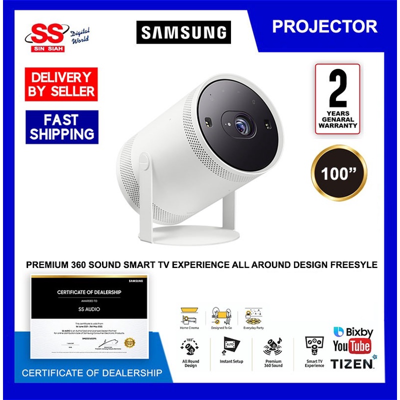 [Ready Stock] Samsung The Freestyle Projector 2nd Generation with Smart ...