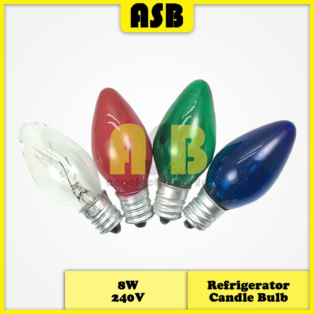 (1pc) Fridge Chili Bulb E12 ( 8W 240V ) ( Color ) | Shopee Malaysia