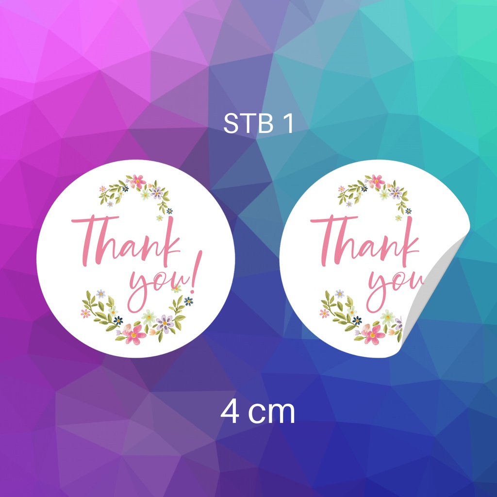 ( sticker 3 ) STICKER READYMADE FLORAL 4CM | Shopee Malaysia