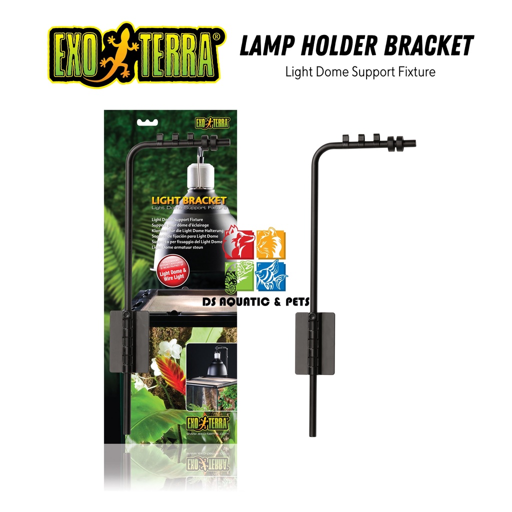 Exo Terra Light Bracket / Light Dome Support Fixture/Lamp Holder Bracket for Terrarium (PT2223 ...