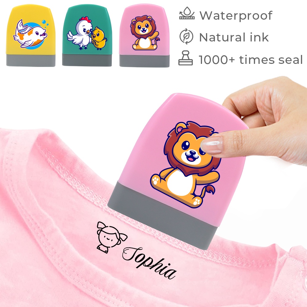 Custom Name Stamp Waterproof Labels Personalized For Clothing Markers ...