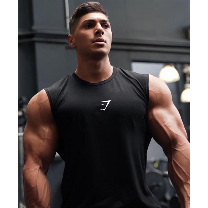 GYMSHARK Street Wear Sports Sleeveless Casual Slim Cool Waistcoat T ...