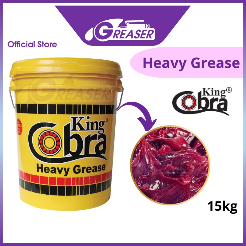 Greaser King Cobra Heavy Grease / Multipurpose Grease - 15kg | Shopee ...