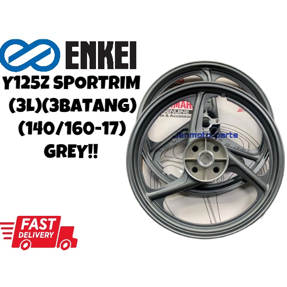 Y125Z SPORTRIM 3BATANG RIM 125Z RIM 3KAKI ENKEI 140/160-17 RIM ENKEI ...