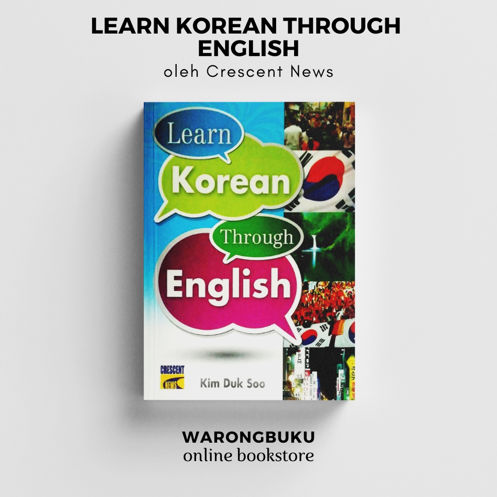 CRESCENT NEWS - Learn Korean Through English | buku belajar bahasa korea | learn korean | Shopee ...