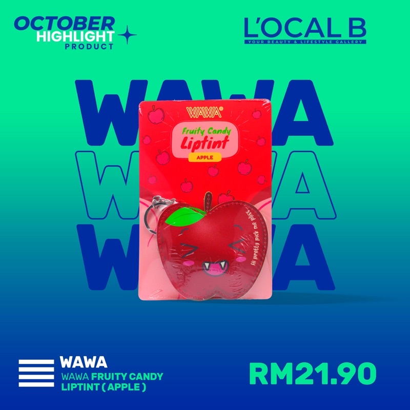 WAWA FRUITY CANDY LIPTINT (APPLE) | Shopee Malaysia