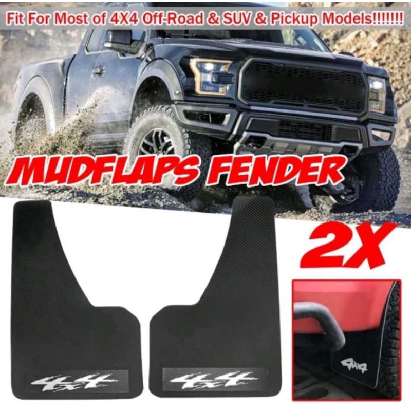 (4x4)3D Carbon Universal Racing Mudflaps 4WD(Toyota) | Shopee Malaysia