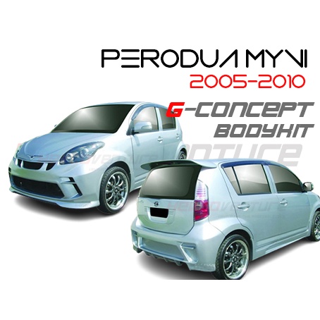 PERODUA MYVI 05-10 1ST GEN G-CONCEPT BODYKIT PU FIBER 2005 2006 2007 ...