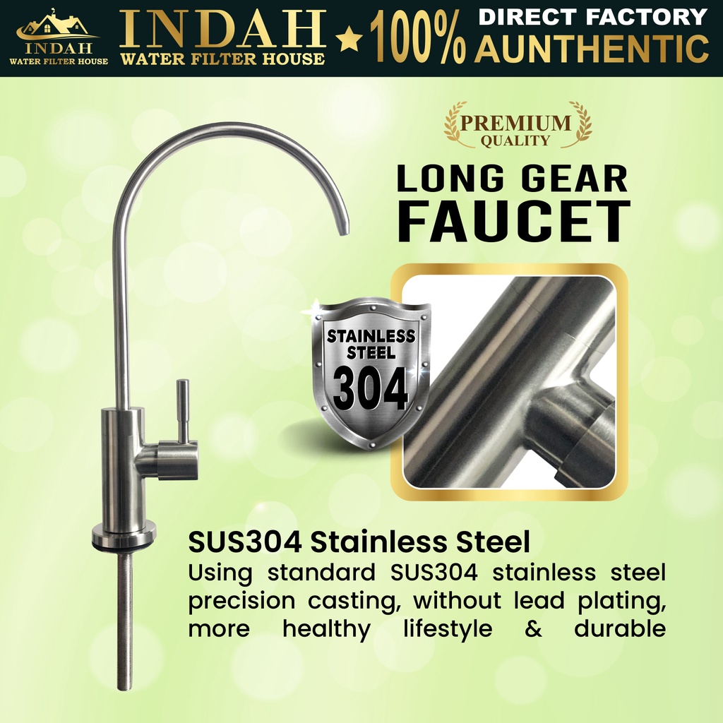 Stainless Steel SUS304 Water Filter Faucet / Water Filter Water Tap for ...