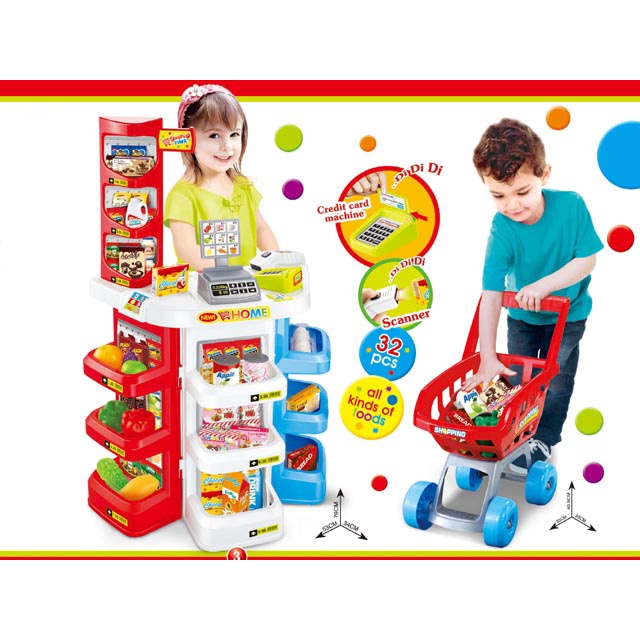 Supermarket kid toy set (Big) | Shopee Malaysia