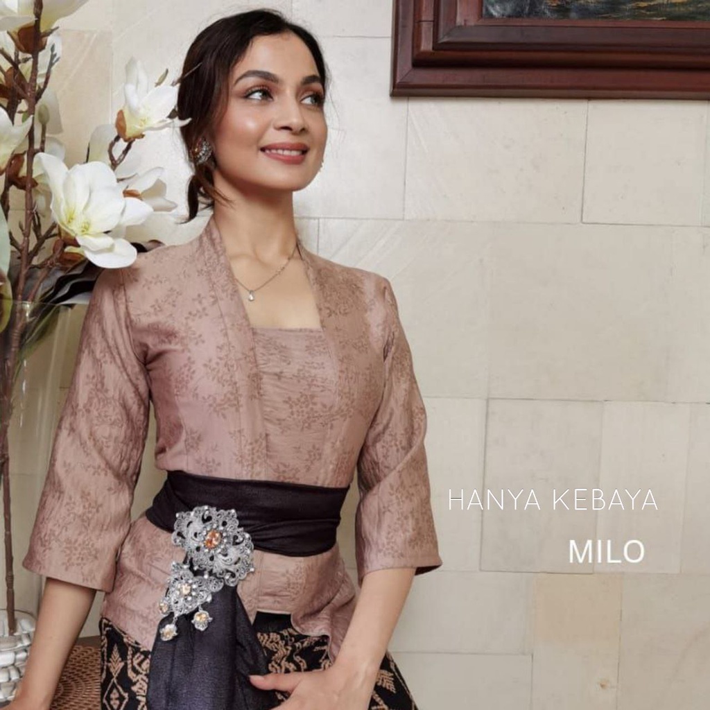 (ONLY Kebaya) AZZURA Strait Kebaya Balinese Kebaya Top for Modern ...