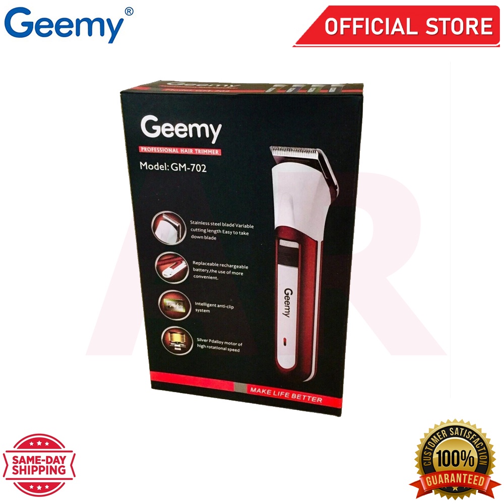 Geemy GM 702 Hair Clipper Rechargeable Hair Trimmer Men Beard Trimmer ...